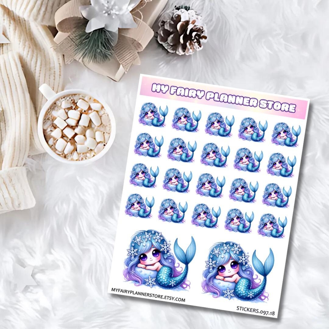 LYLIA ARTIC FRIENDS Deco Sticker Journaling Memory Keeping White Paper ...