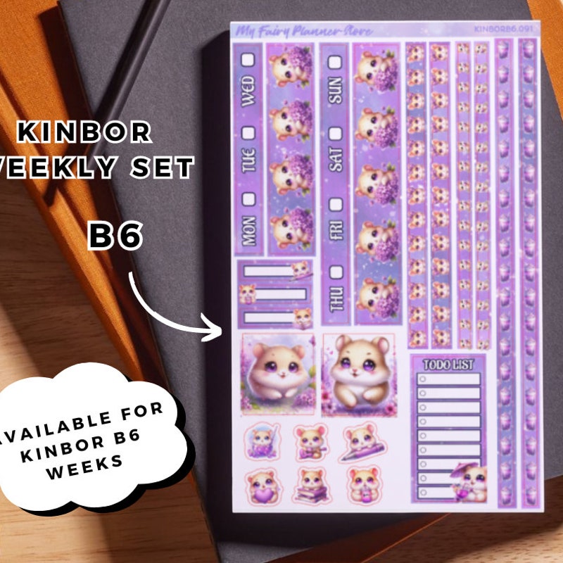 Kinbor Weekly Planner - Etsy