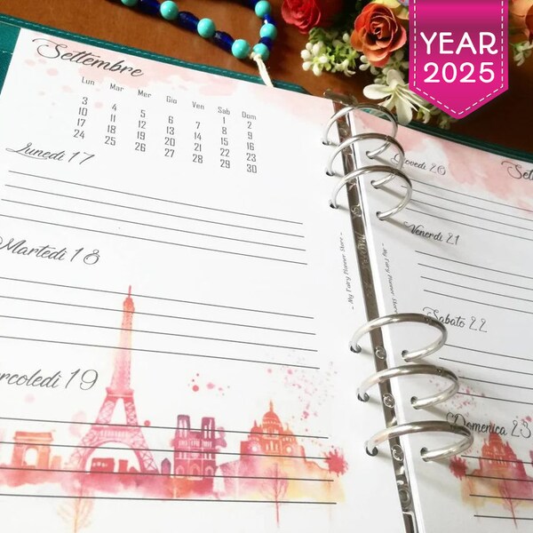 Ring Binder Diary 2025 - Etsy UK