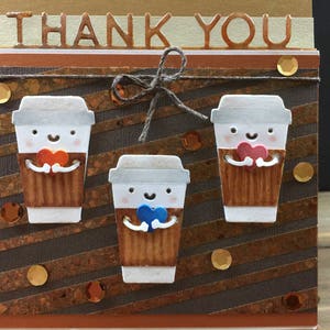 Thank You Card, All Occasion Card, Coffee Thanks, Greeting Cards for ...
