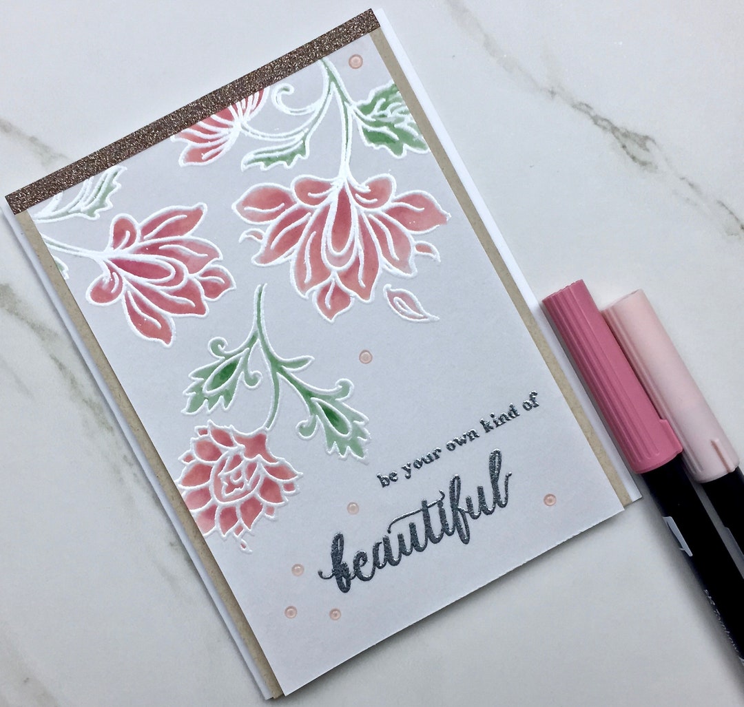 Thank You Card, All Occasion Card, Floral Thanks, Greeting Cards for ...