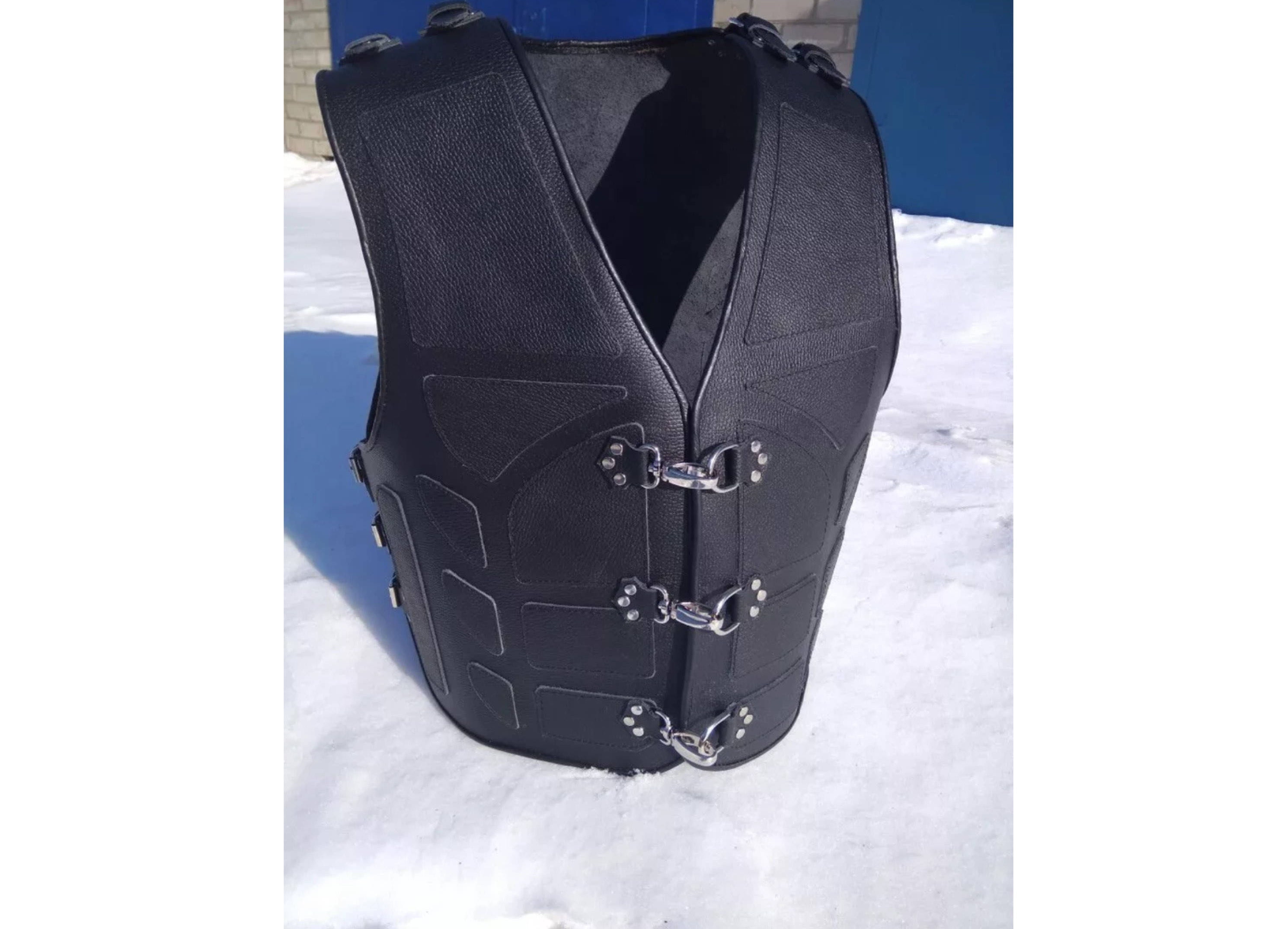 Motorcycle Vest Leather Vest Chopper Vest Biker Kutte Moto | Etsy