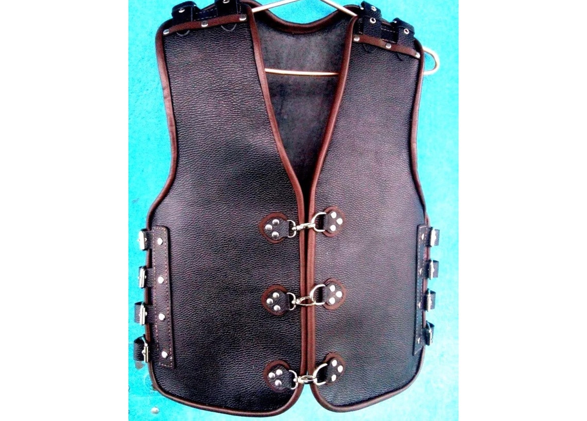 Motorcycle Vest Leather Vest Chopper Vest Biker Kutte Moto - Etsy