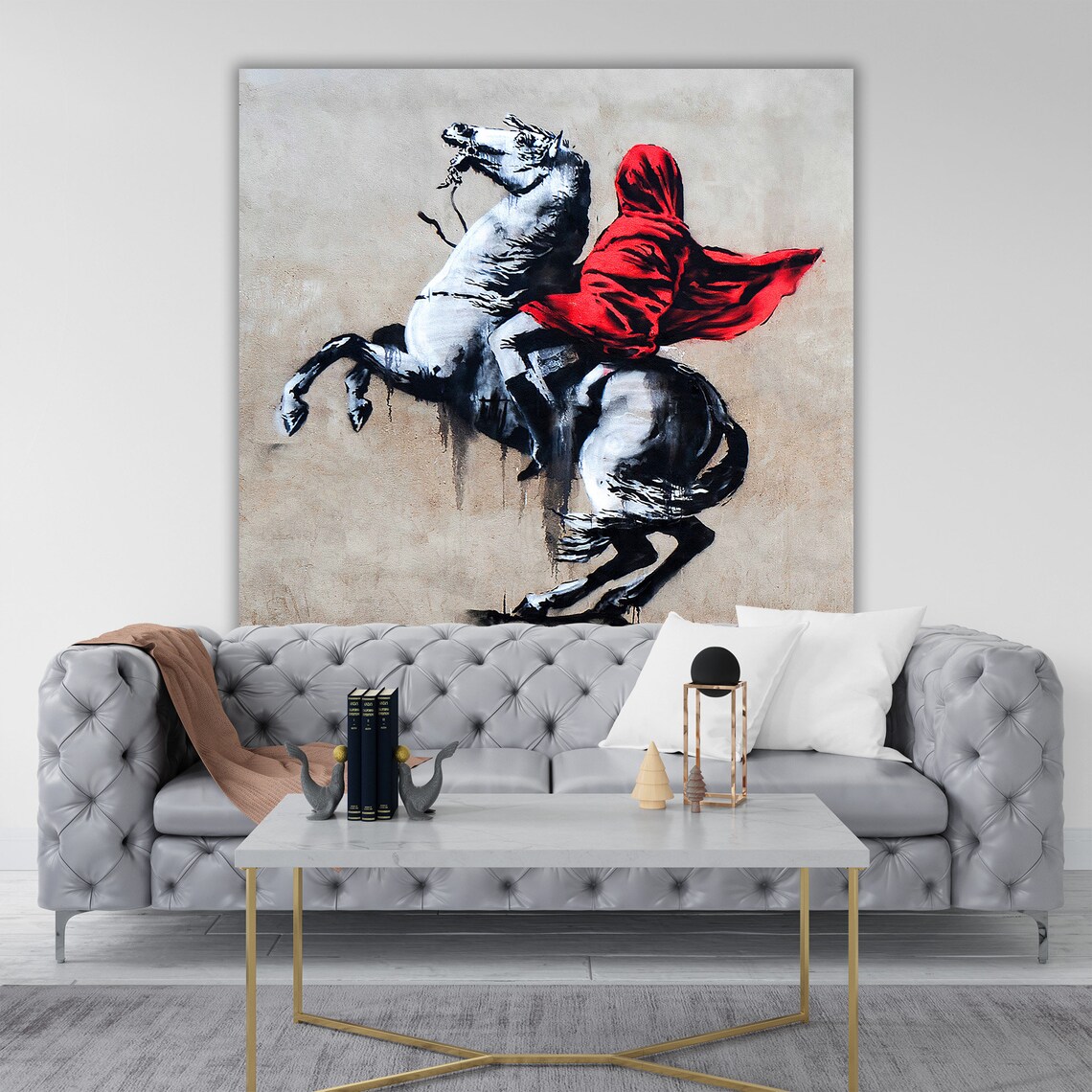 Banksy Napoleon Graffiti Canvas Print: Street Art Poster - Etsy
