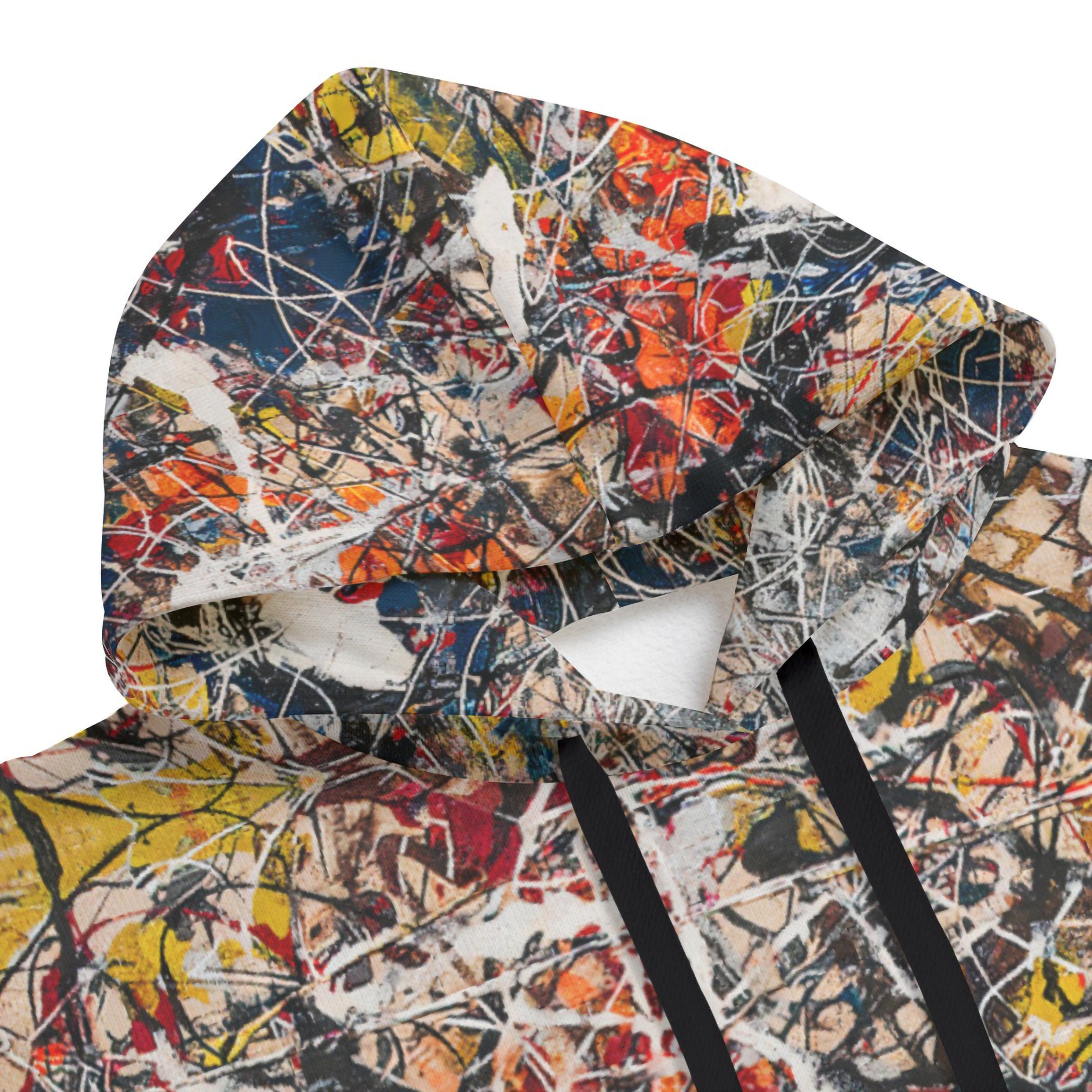 Jackson Pollock Abstract Hoodie Number 17a Unique Wearable Art Stylish ...