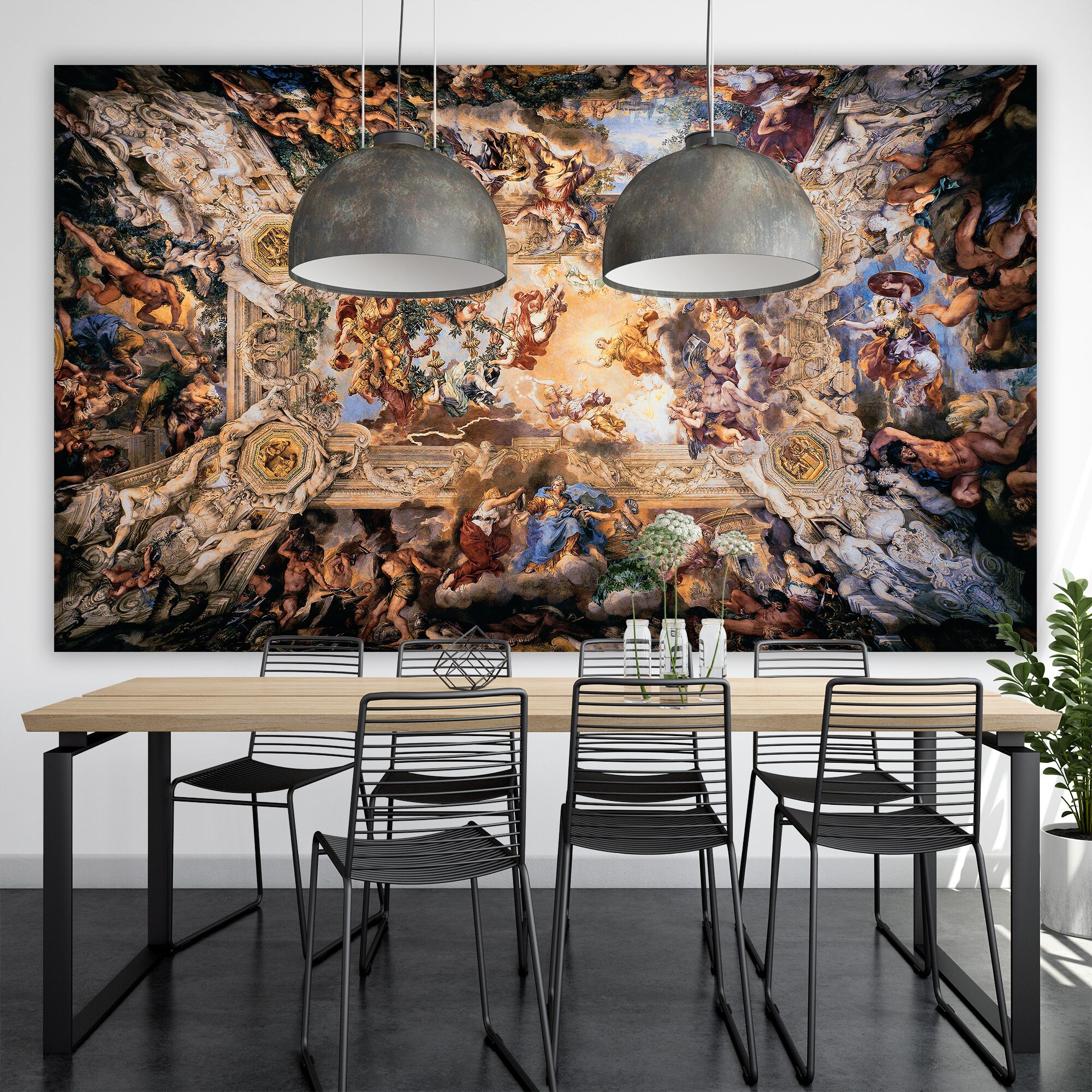 Barberini Power Canvas Print: Italian Baroque Art, Allegory of Divine ...
