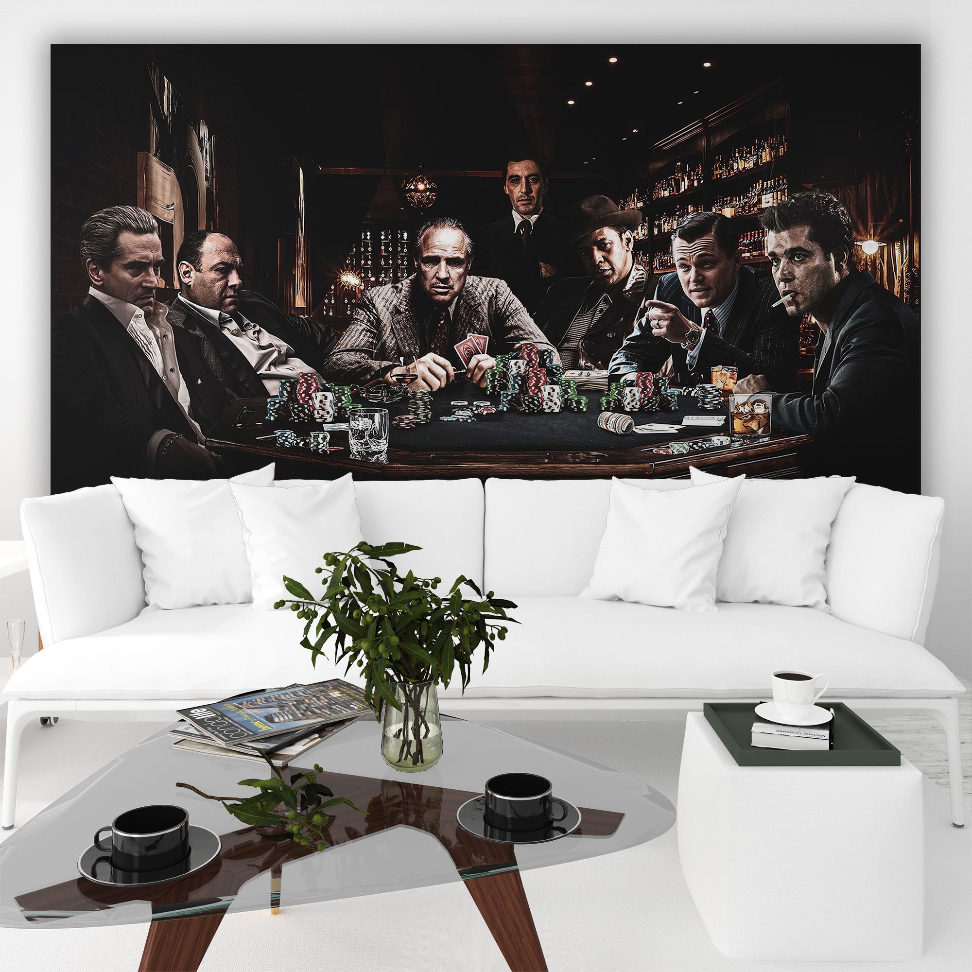 The Most Famous Gangsters of All Time Canvas sold by Membrane Kassie ...