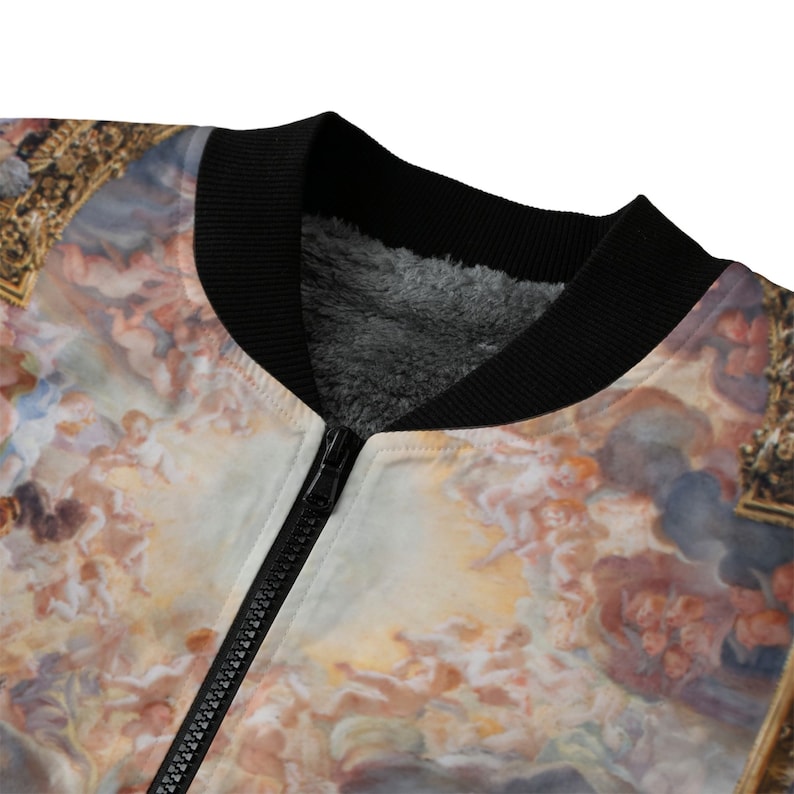 Triumph of the Name of Jesus Ceiling Fresco Painting Fleece Bomber ...