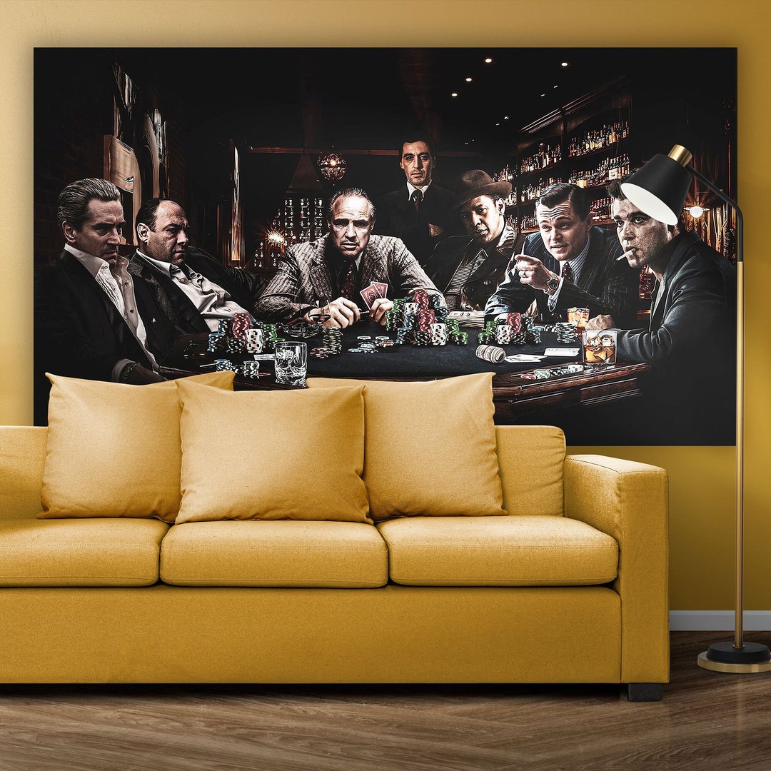 The Most Famous Gangsters of All Time Canvas Painting Print Wall Art ...