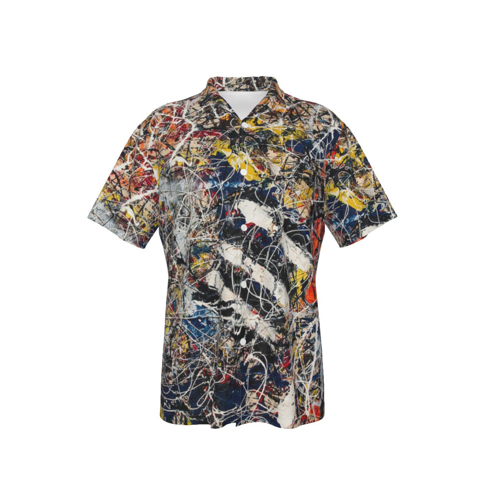Number 17A by Jackson Pollock Iconic Painting Unisex Hawaiian Shirt ...