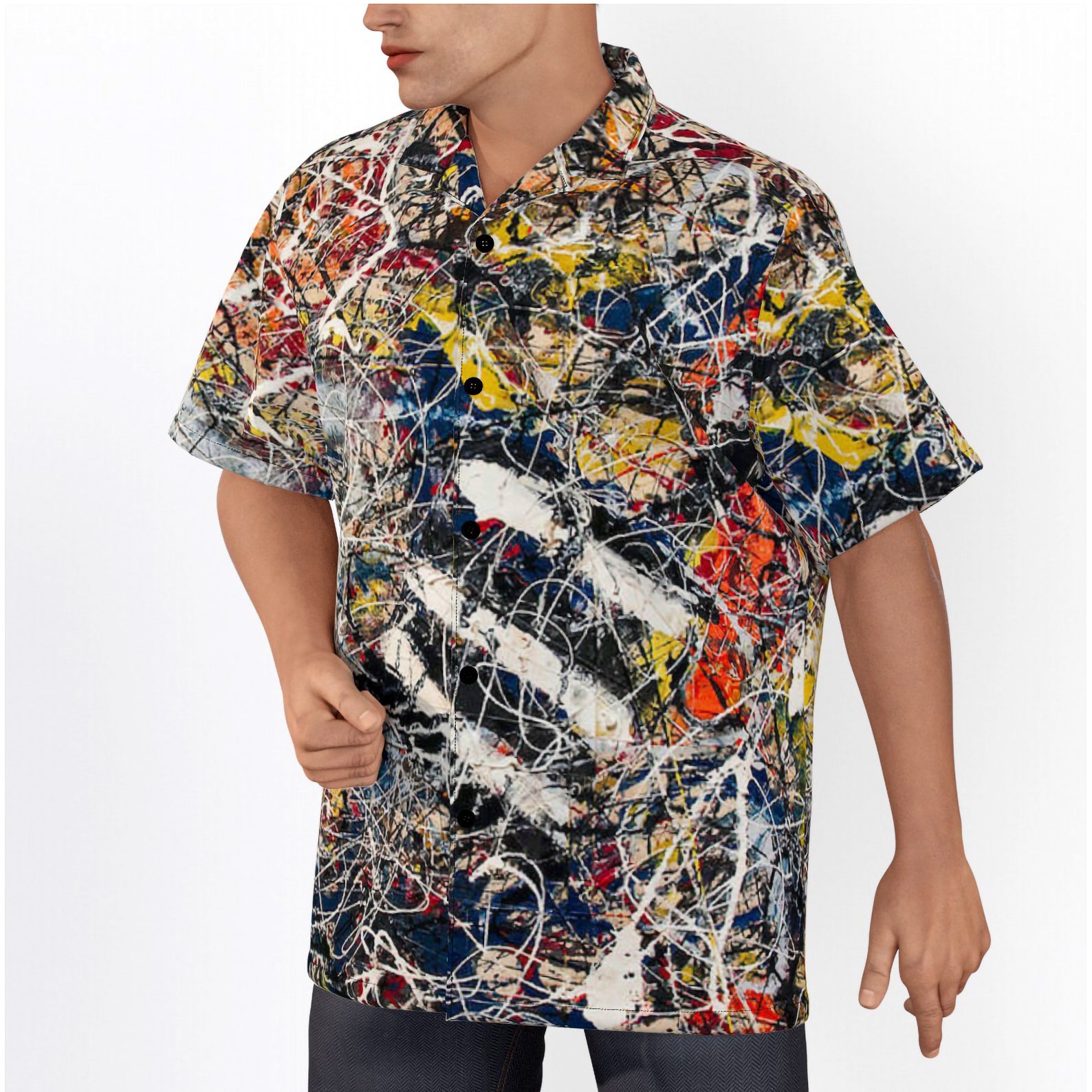 Number 17A by Jackson Pollock Iconic Painting Unisex Hawaiian - Etsy