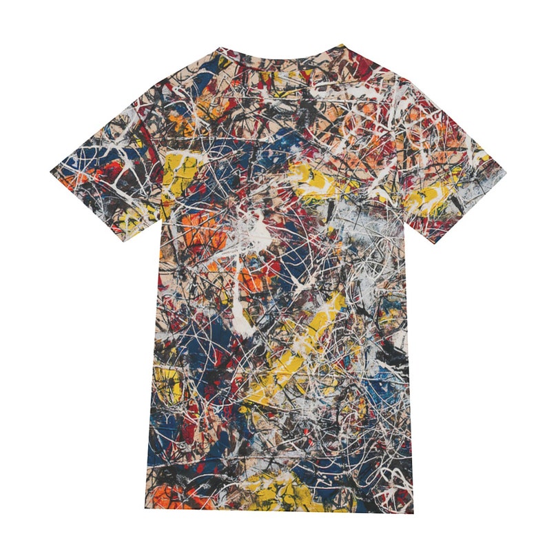 Jackson Pollock Inspired T-shirt Number 17A Iconic Painting Tee - Etsy
