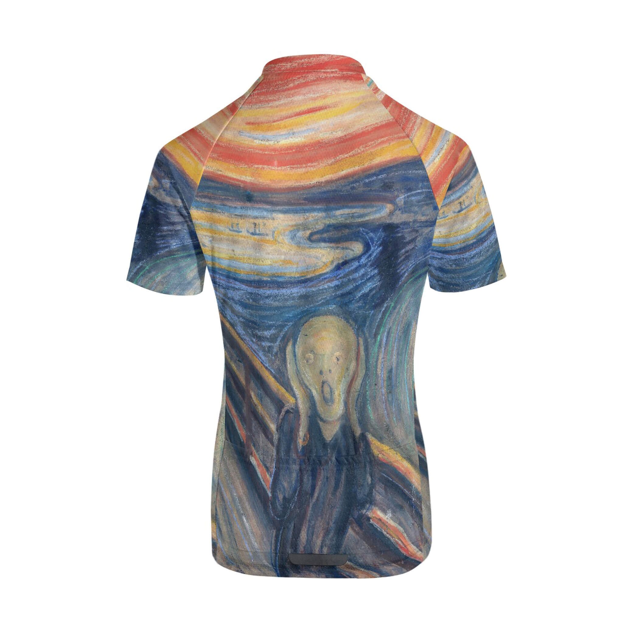 The Scream Cycling Jersey: Edvard Munch Art, Women's Athletic Wear - Etsy