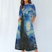 Starry Night Dress: Van Gogh Art, Celestial Fashion - Etsy
