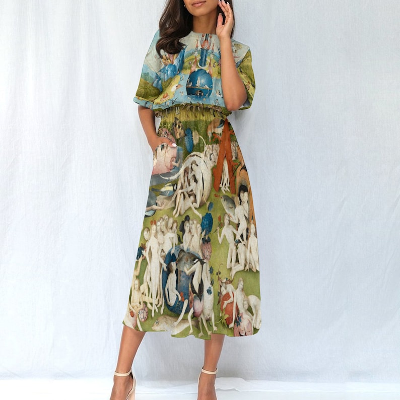 Hieronymus Bosch the Garden of Earthly Delights Women's Waist Dress ...