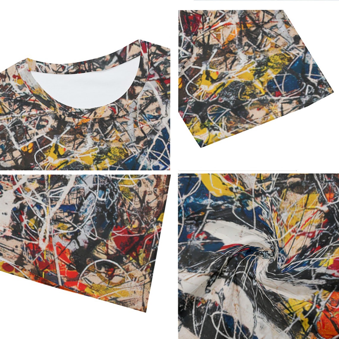 Jackson Pollock Inspired T-shirt Number 17A Iconic Painting Tee - Etsy