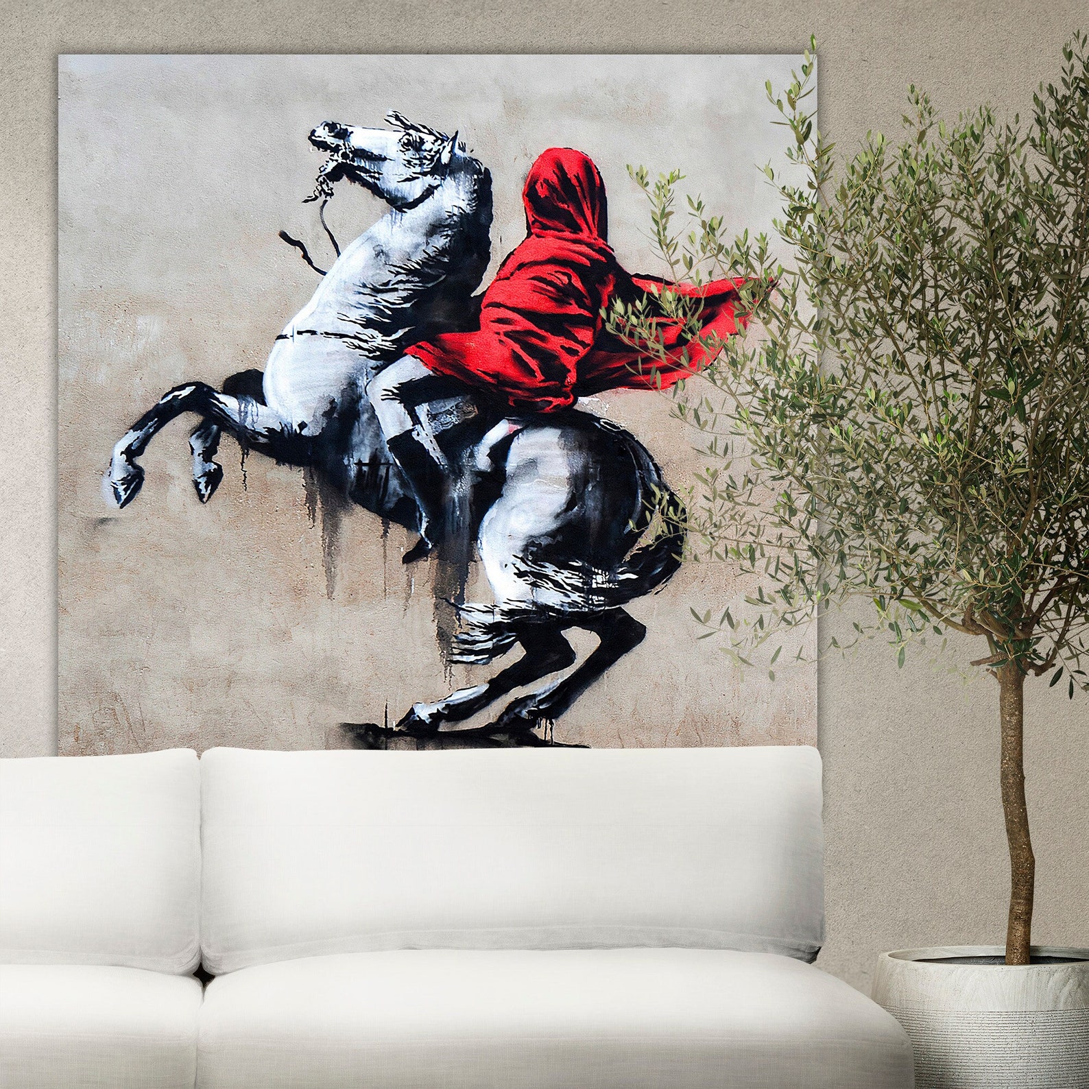 Banksy Napoleon Graffiti Canvas Print: Street Art Poster - Etsy
