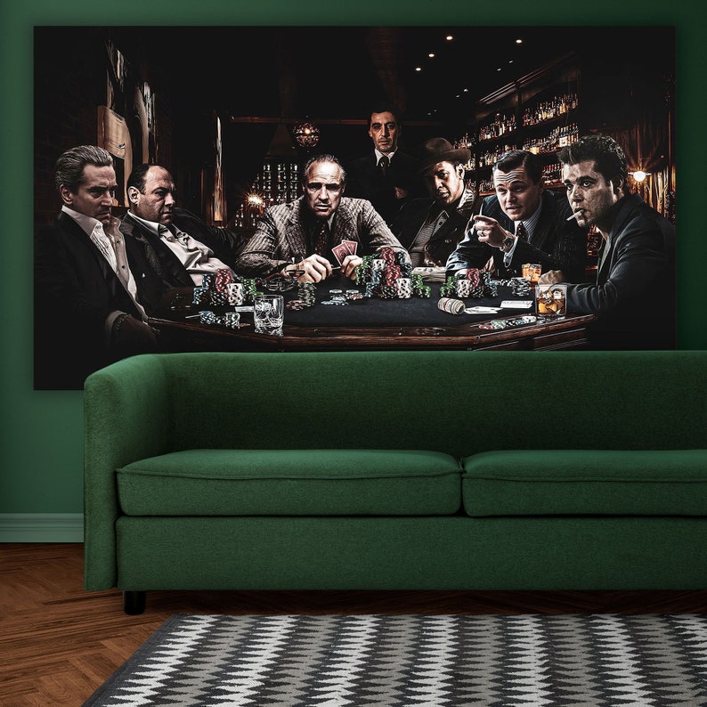 The Most Famous Gangsters of All Time Canvas Painting Print Wall Art ...