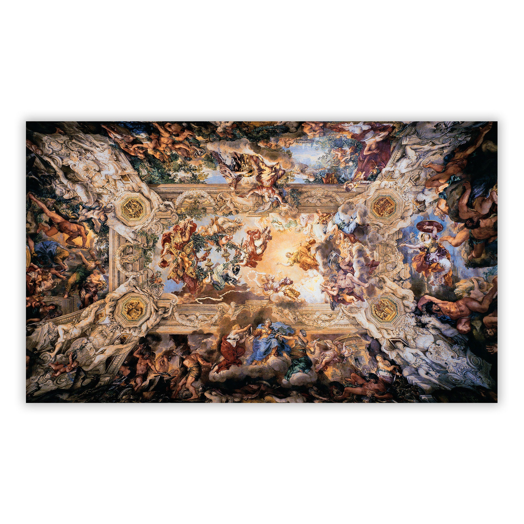 Barberini Power Canvas Print: Italian Baroque Art, Allegory of Divine ...