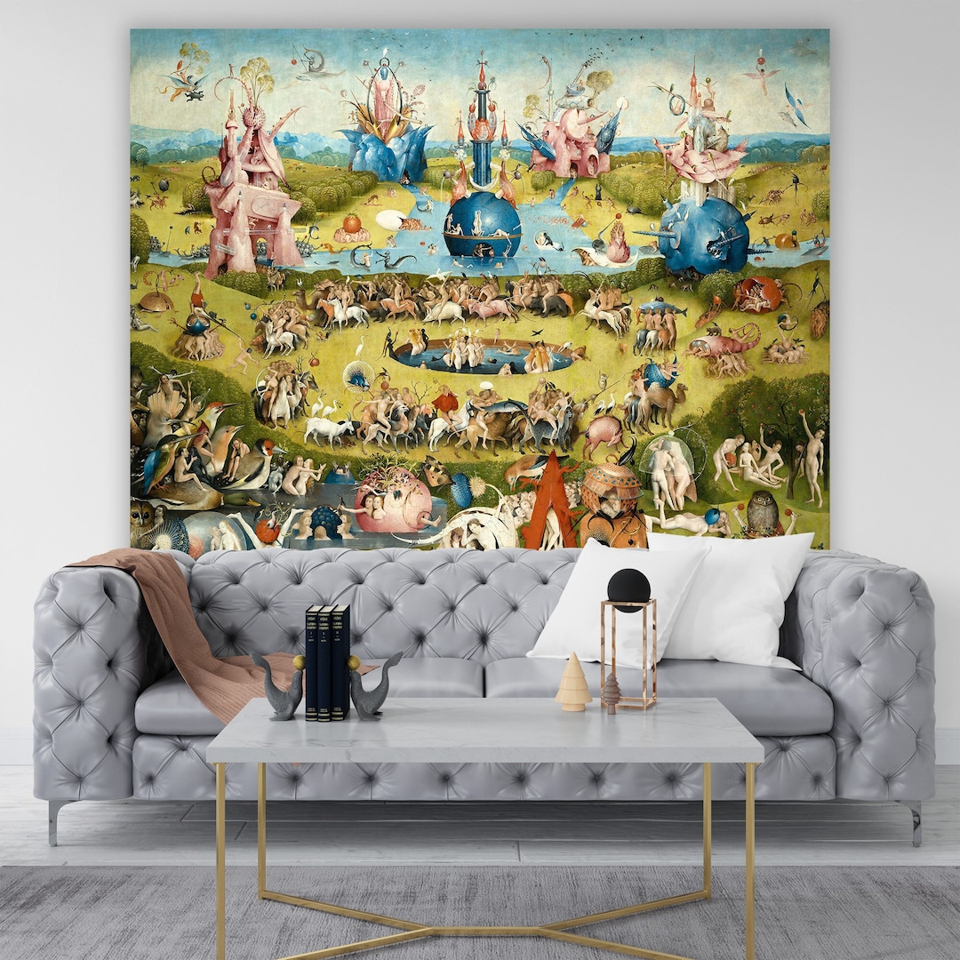 Hieronymus Bosch Canvas Poster the Garden of Earthly Delights Wall Art ...