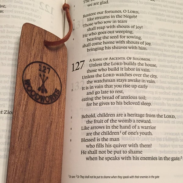 Thin Wood Bookmark - Etsy