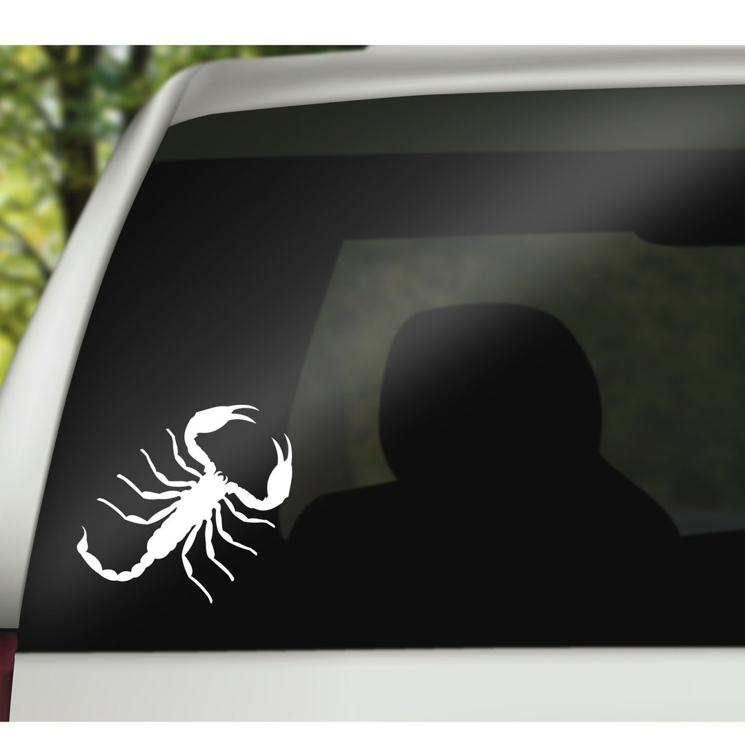Scorpion Vinyl Decal, Scorpion Decal, Scorpion, Scorpion Car Decal ...