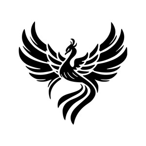 Phoenix Vinyl Decal, Phoenix Decal, Phoenix Sticker, Fantasy Decal ...