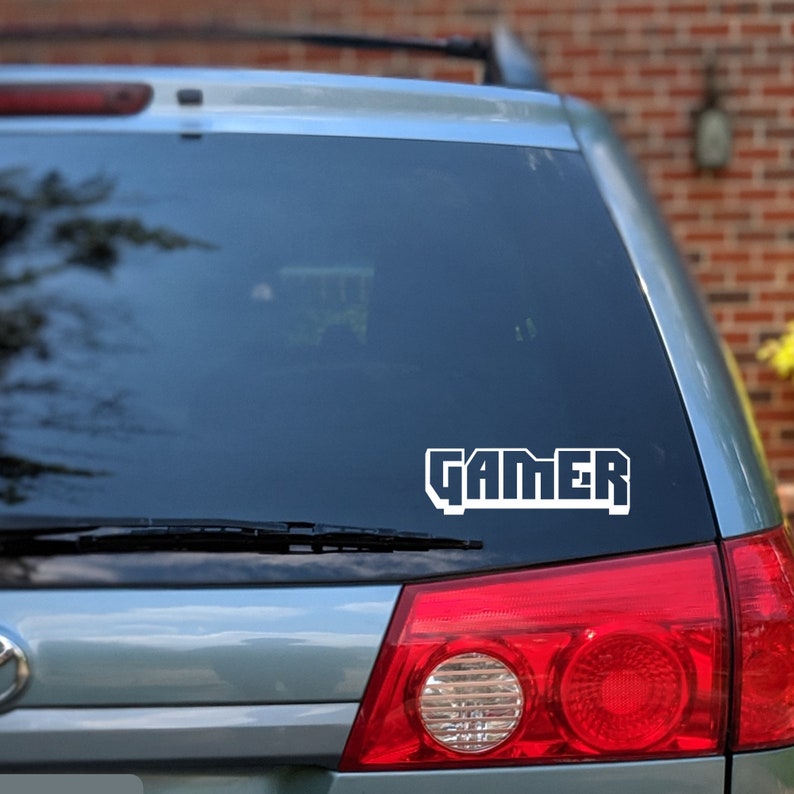 Gamer Vinyl Decal, Gaming Sticker, Gamer Decal, Gamer Vinyl Decal ...