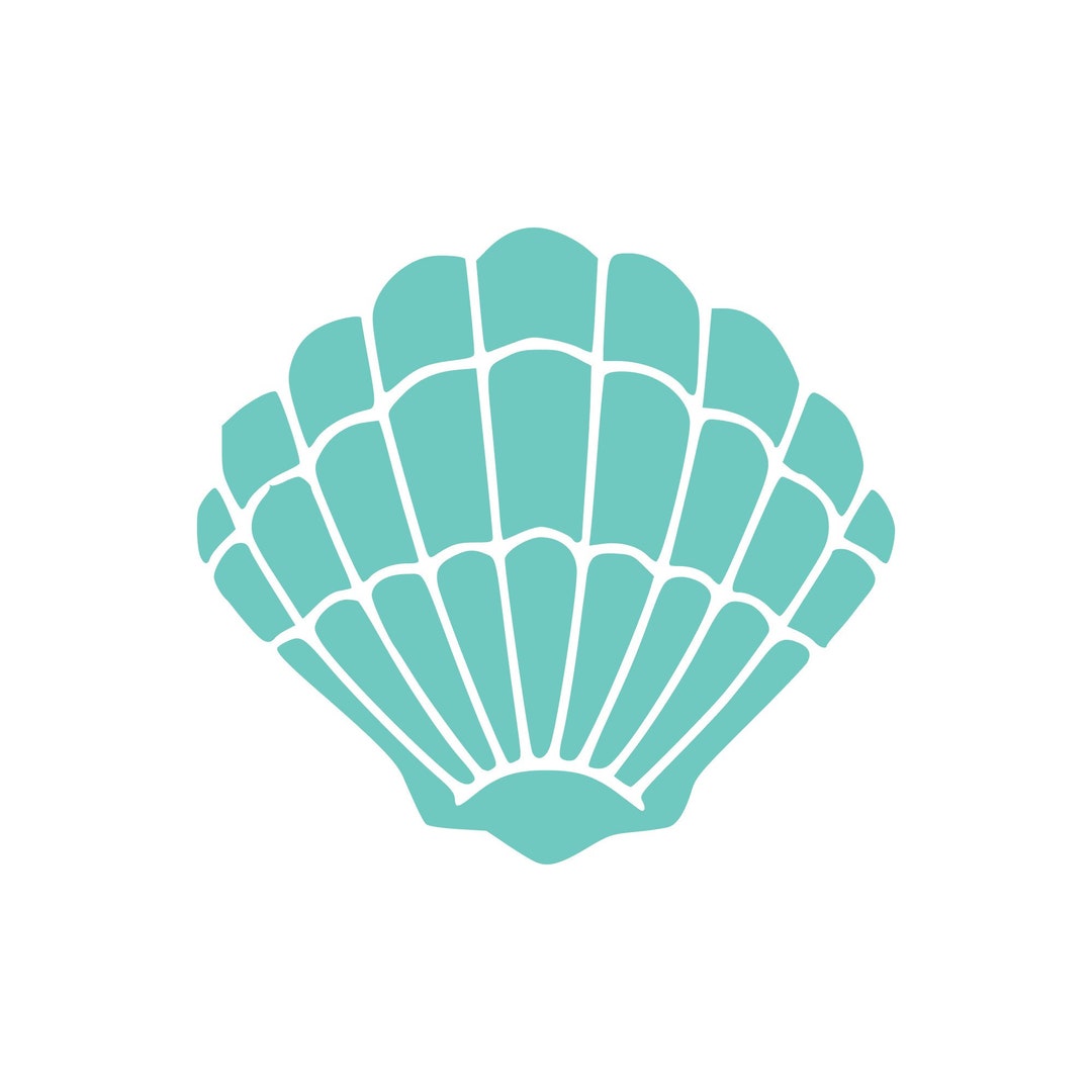Sea Shell Vinyl Decal, Sea Shell, Sea Shell Decal, Sea Shell Sticker ...