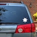Sun Vinyl Decal, Sun Decal, Sun Sticker, Sun Rear Window Decal, Sun ...