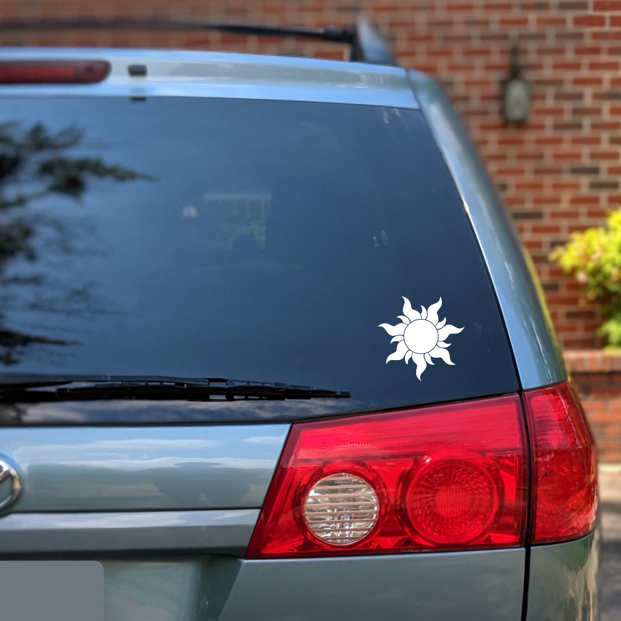 Sun Vinyl Decal, Sun Decal, Sun Sticker, Sun Rear Window Decal, Sun ...