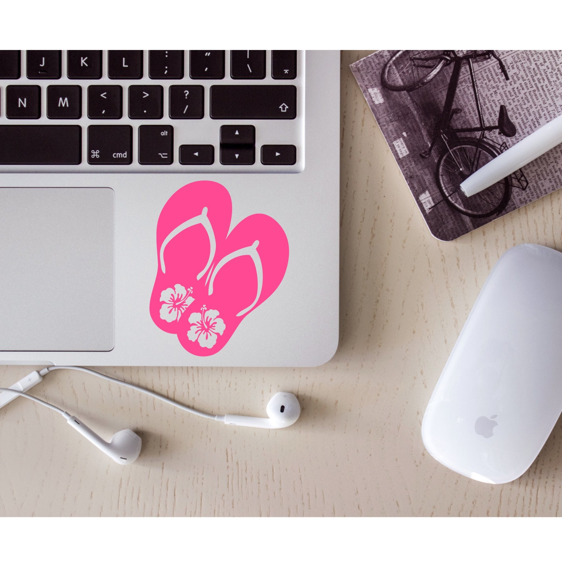 Flip Flop Decal, Flip Flops, Beach Decal, Decal, Sandal Decal, Sandal ...