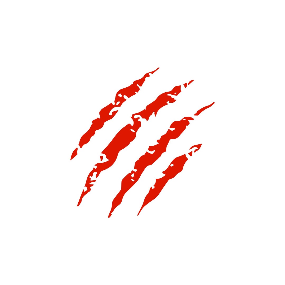 Claw Marks Car Window Decal , Distressed Claws Decal, Scratch Decal ...