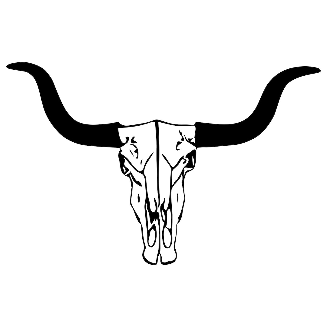 Cow Skull Car Rear Window Decal, Cow Skull Decal, Cow Skull Vinyl Decal ...