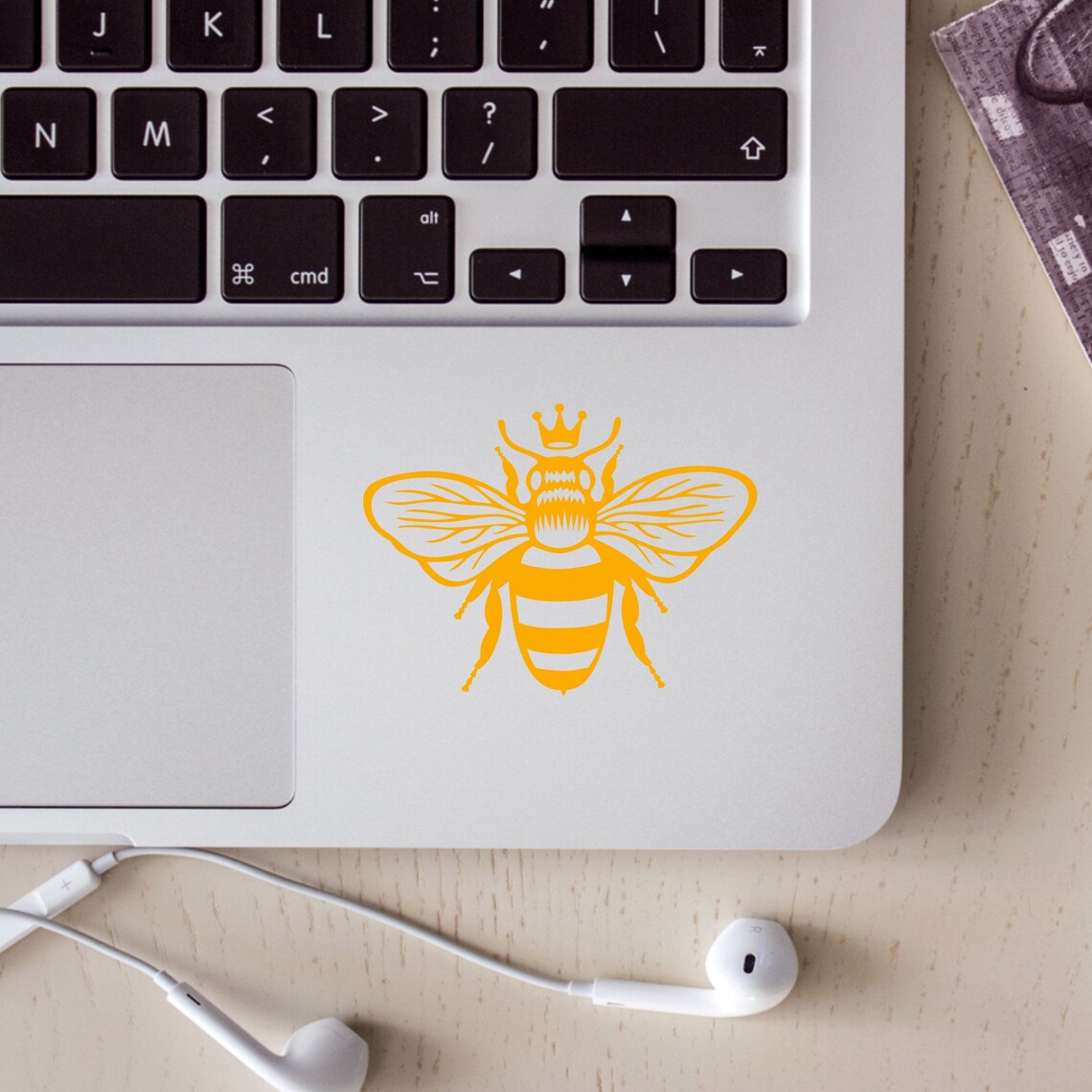Queen Bee Vinyl Decal Queen Bee Decal Queen Bee Sticker Bee | Etsy