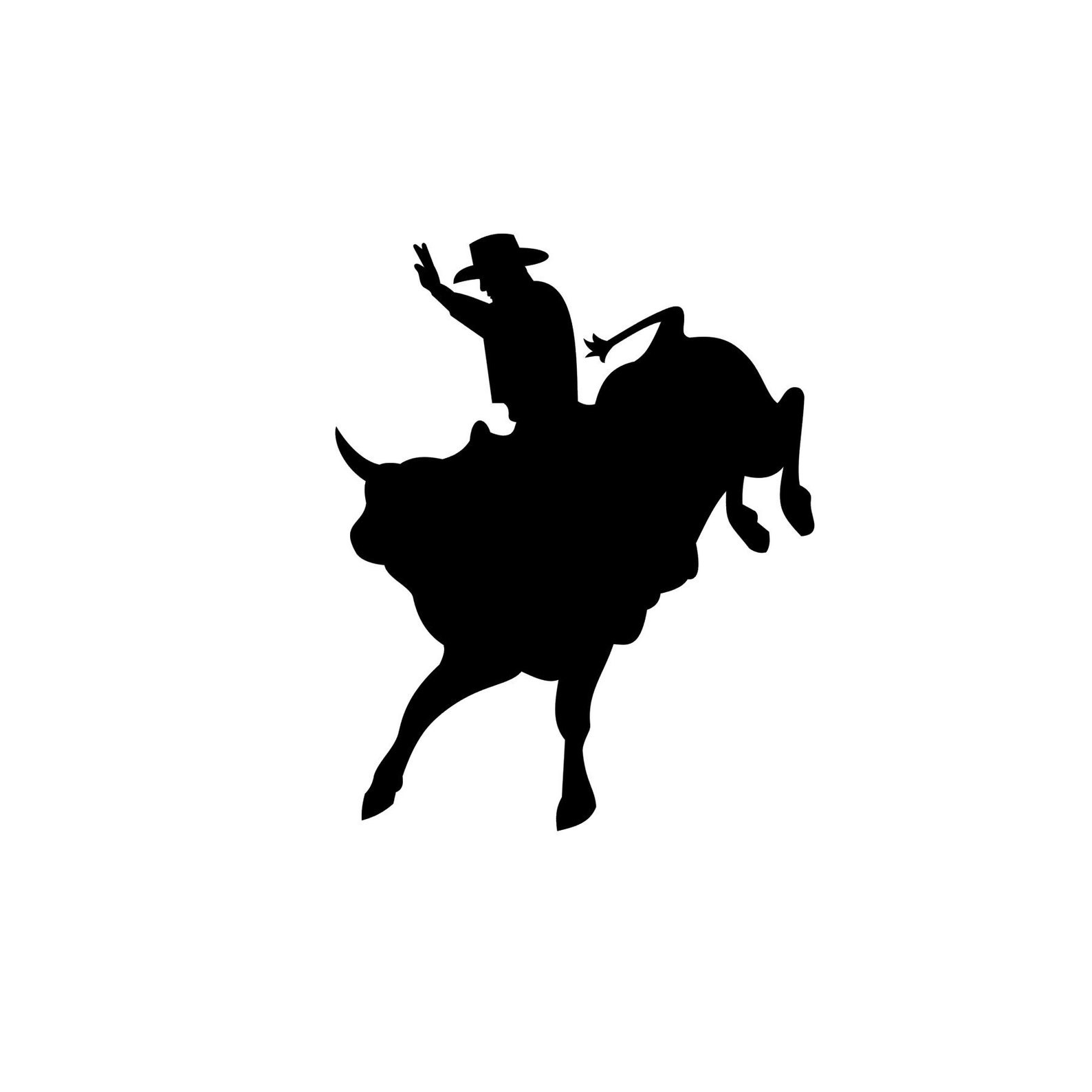 Bull Rider Decal Bull Rider Vinyl Decal Bull Rider Bull - Etsy