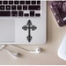 Cross Vinyl Decal, Cross Decal, Cross Car Window Decal, Cross Window ...