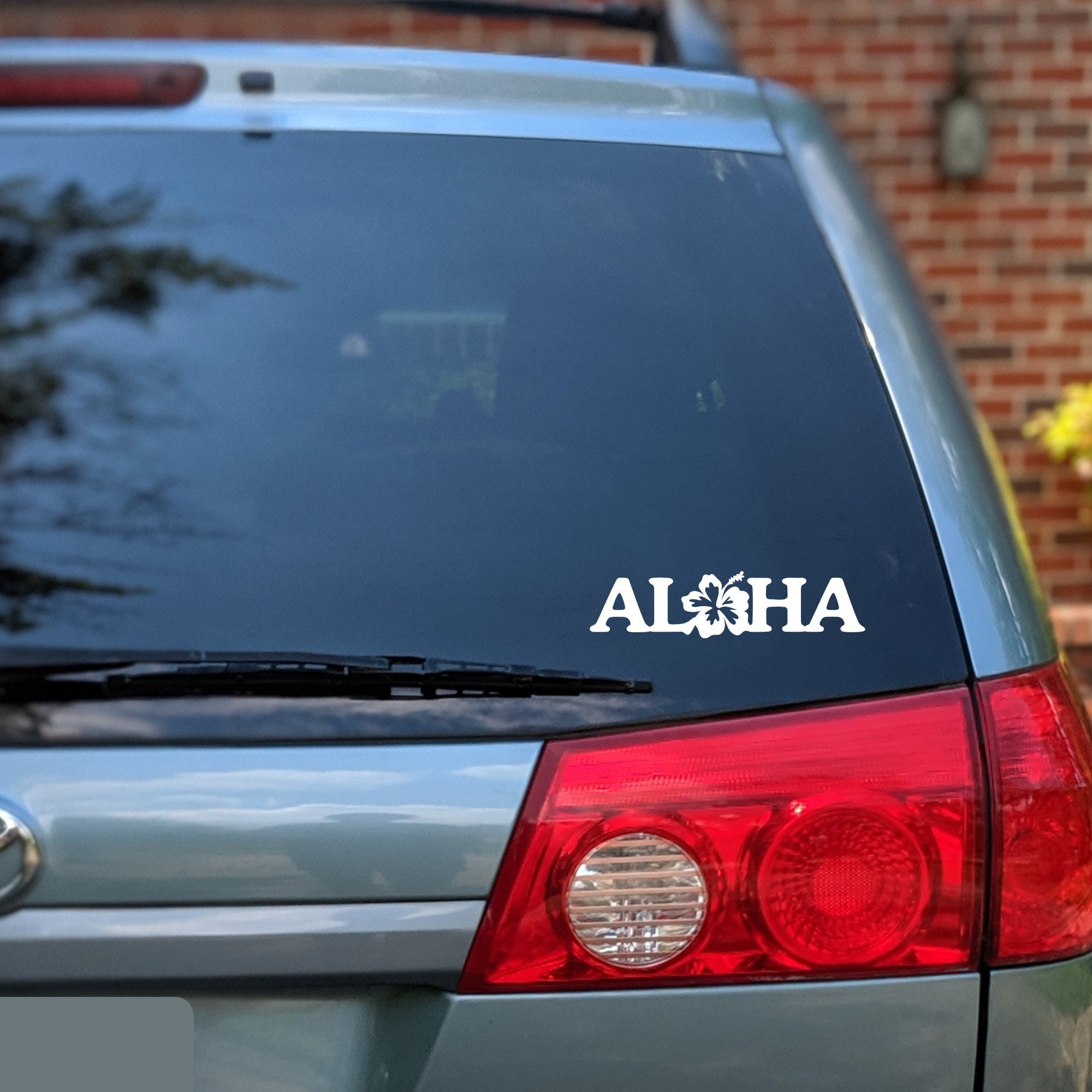 Aloha Vinyl Decal Aloha Decal Aloha Sticker Aloha Rear | Etsy