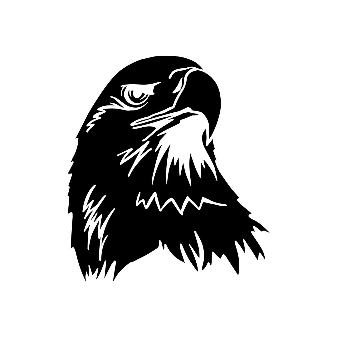 Eagle Vinyl Decal, American Eagle Car Window Decal, Eagle Decal ...