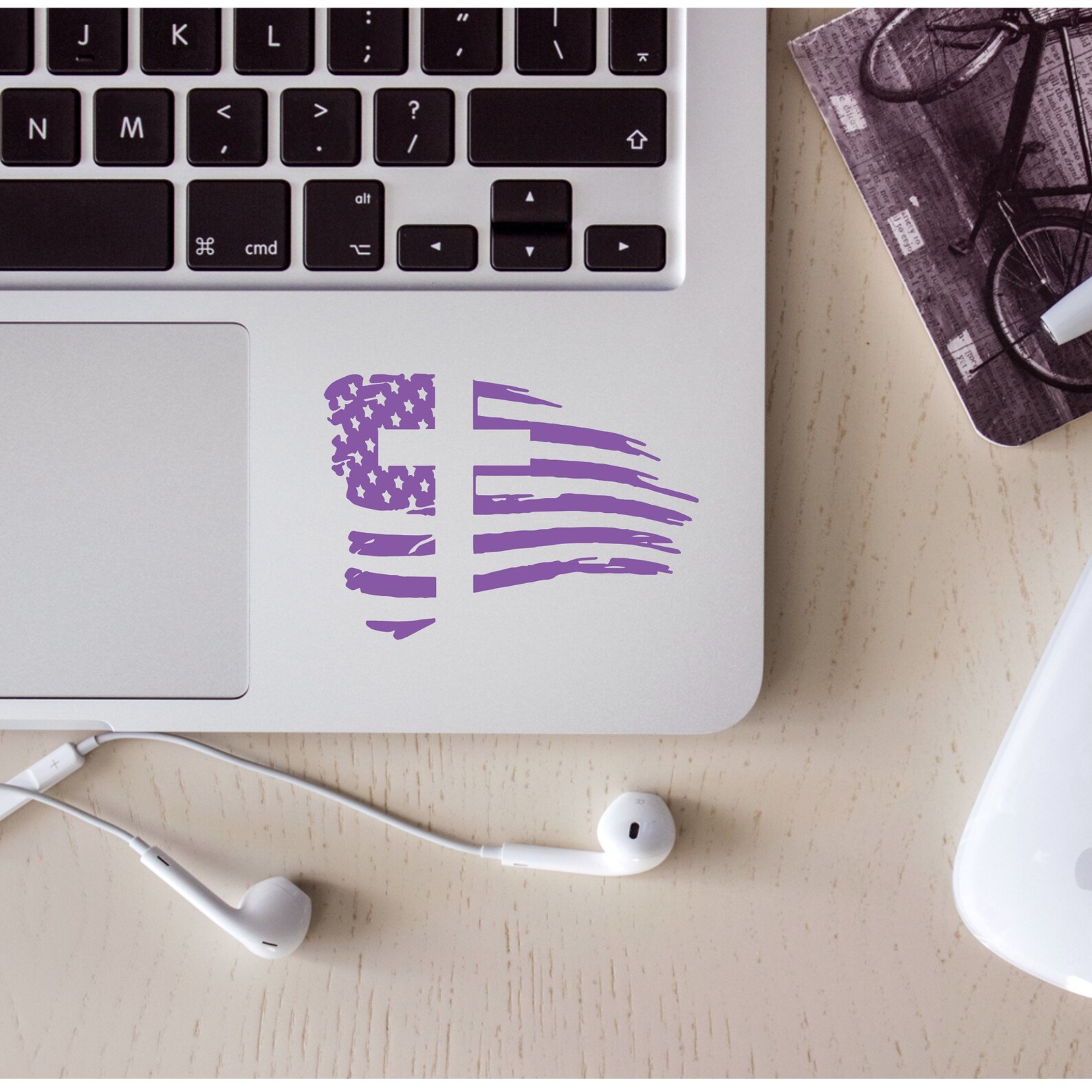 American Flag and Cross Vinyl Decal American Flag Decal - Etsy