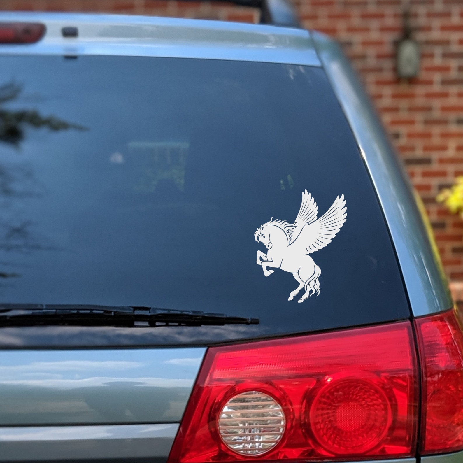 Pegasus Vinyl Decal Pegasus decal Flying horse decal | Etsy