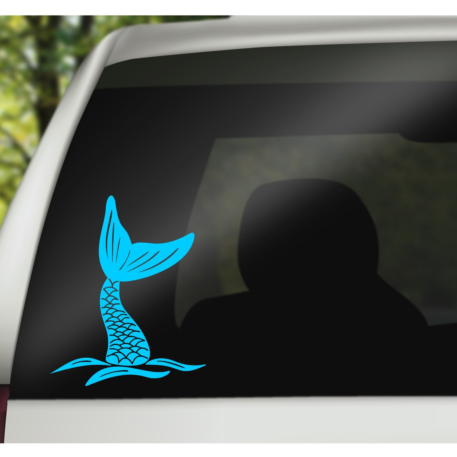 Mermaid Tail Window Decal Mermaid Decal Car Decal Mermaid - Etsy
