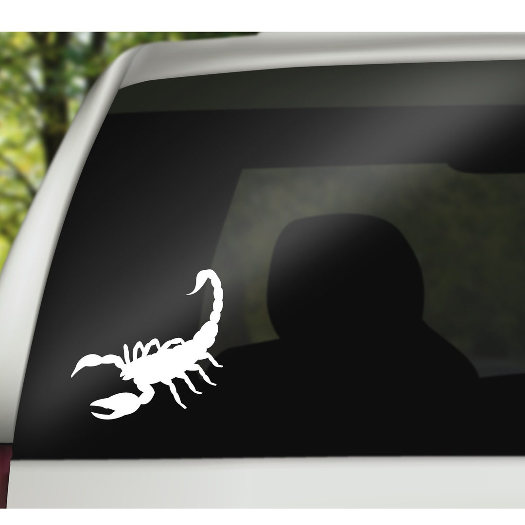 Scorpion Vinyl Decal, Scorpion Decal, Scorpion, Scorpion Car Decal ...