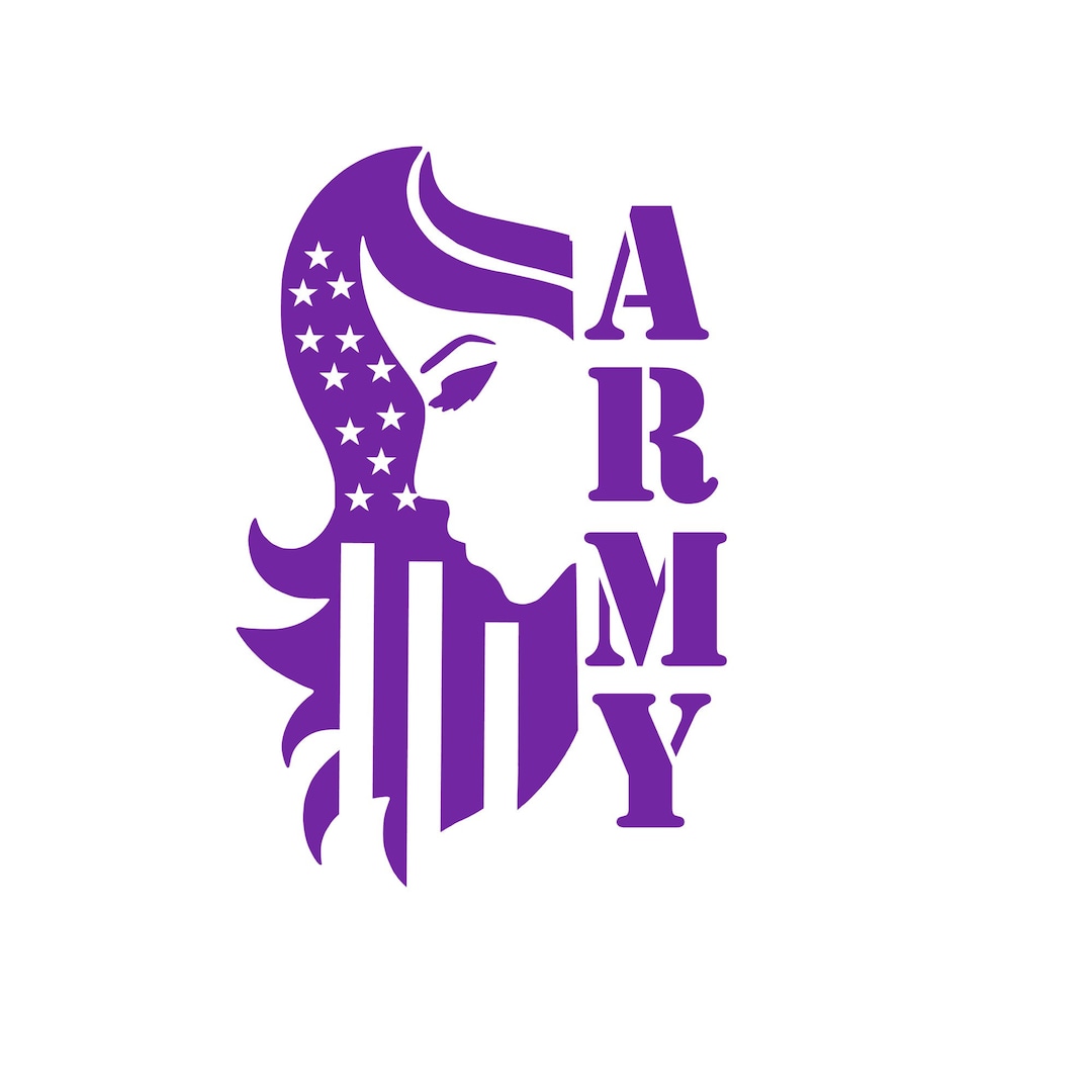 Woman Army Vinyl Decal, Army Decal, Woman Veteran Sticker, Female Army ...