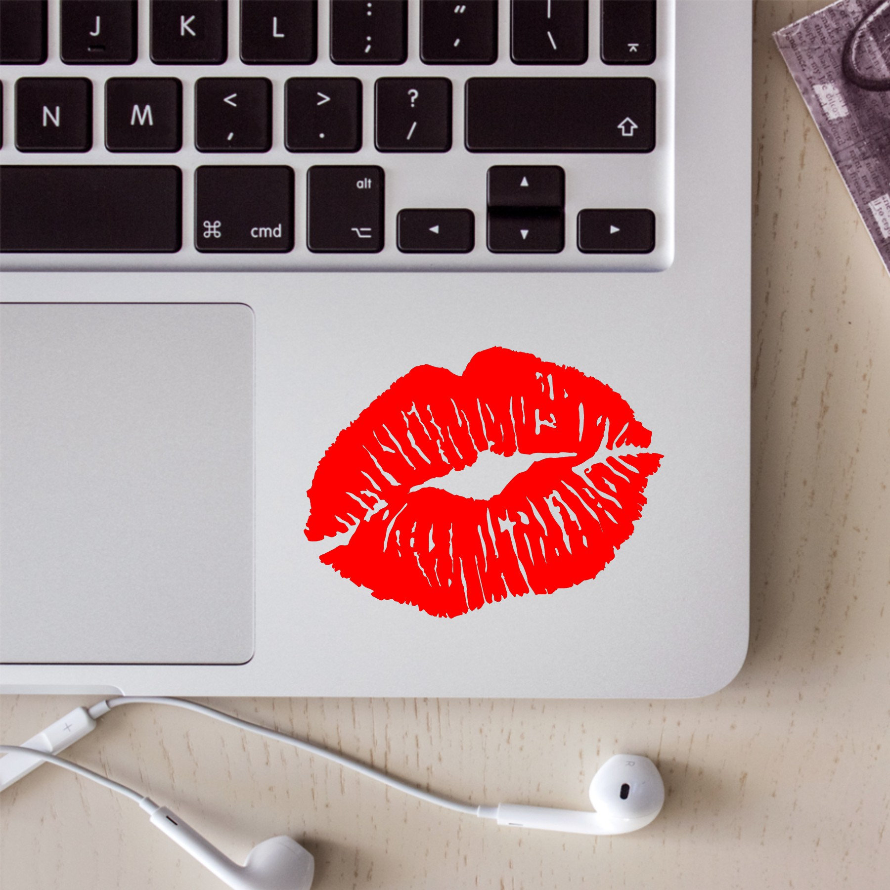 Kiss Vinyl Decal, Lips Vinyl Decal, Kiss Rear Window Decal, Window ...