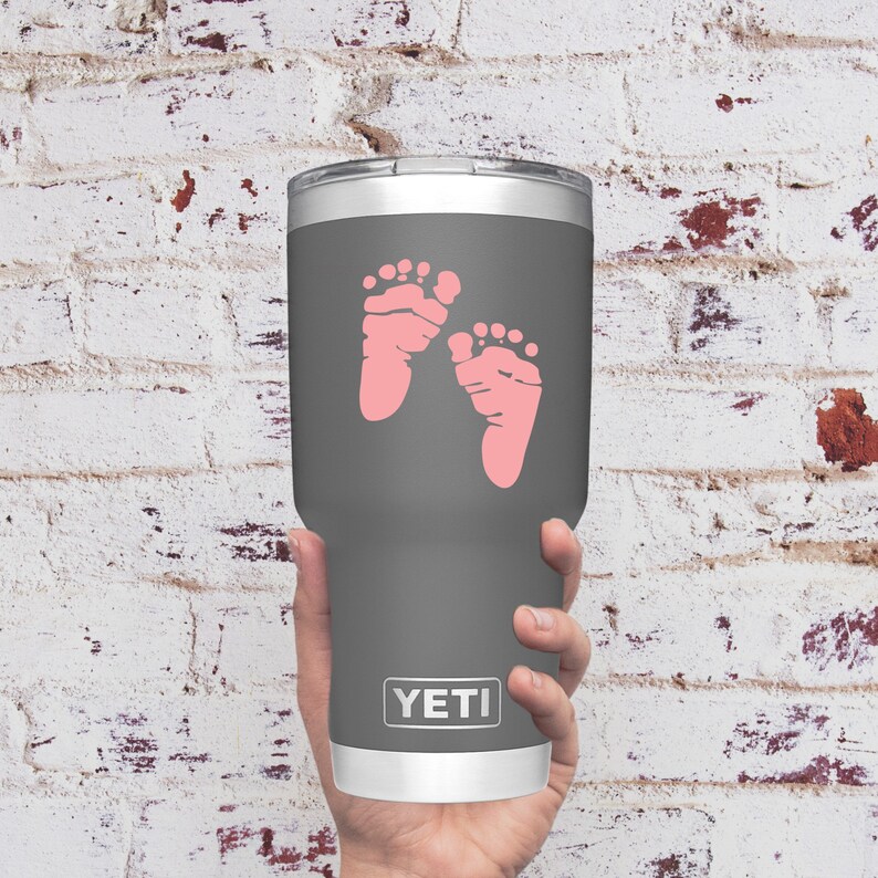 Footprint Vinyl Decal Footprint Sticker Foot Print Car - Etsy