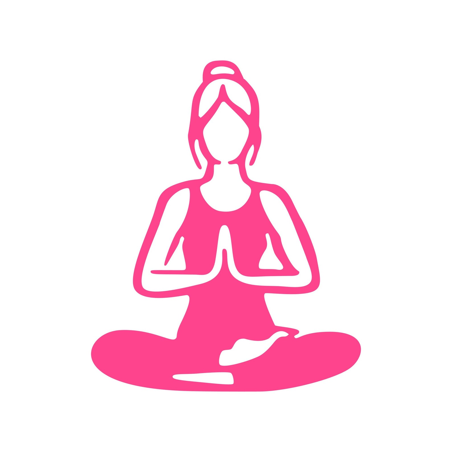 Yoga Pose Vinyl Decal Yoga Decal Yoga Pose Sticker Yoga - Etsy