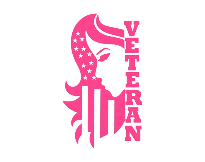 US NAVY FEMALE Veteran Decal Usn United States Military Armed Forces ...