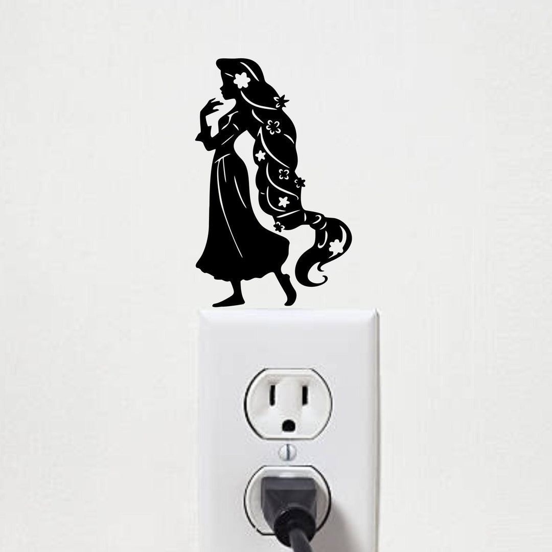 Princess Light Switch Decal, Princess Wall Decal, Princess Wall Décor ...