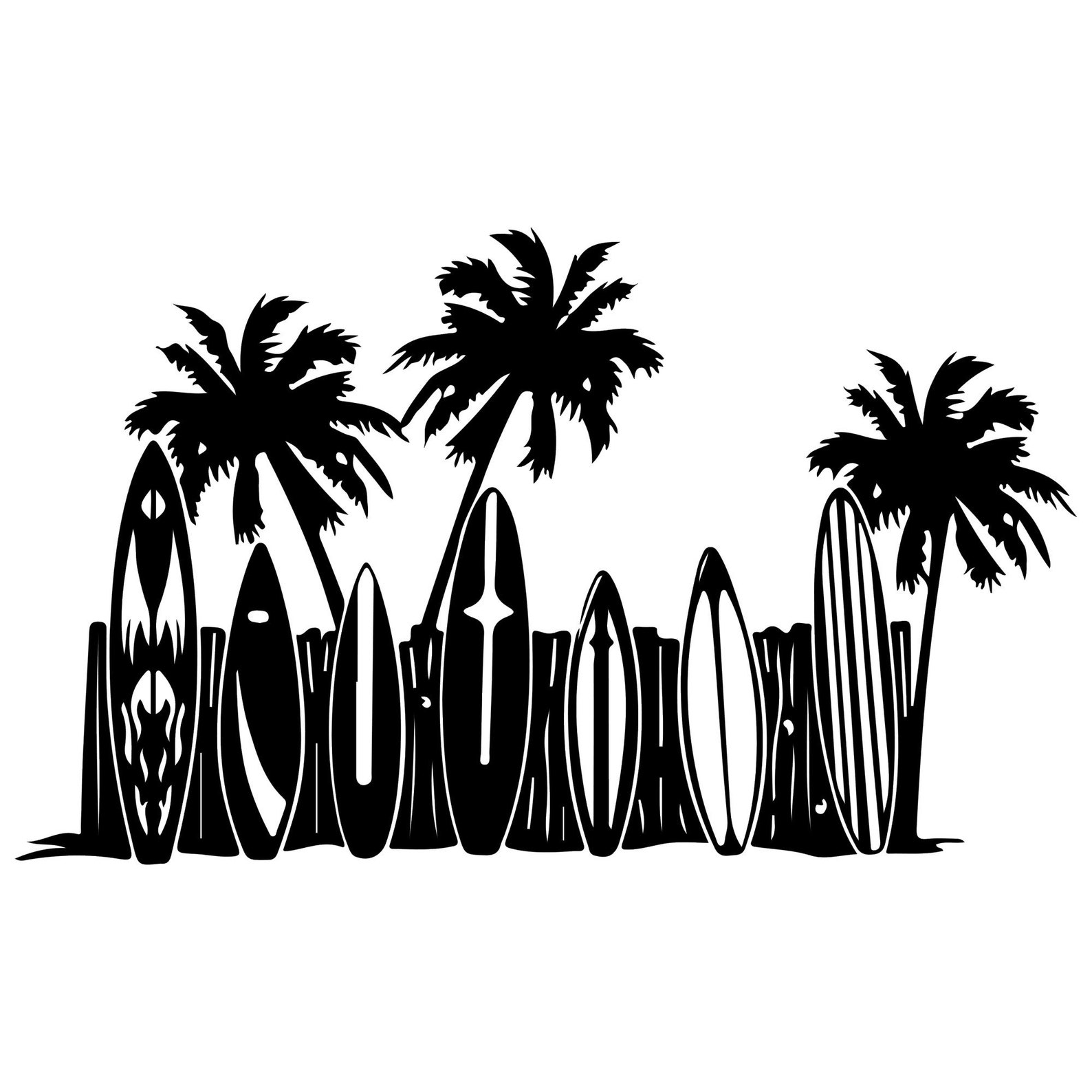 Surfboard Decal Surfboard Vinyl Decal Surfing Sticker - Etsy